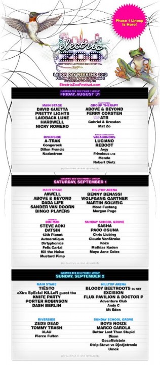 NYC’s Electric Zoo announces lineup – Electronic Midwest