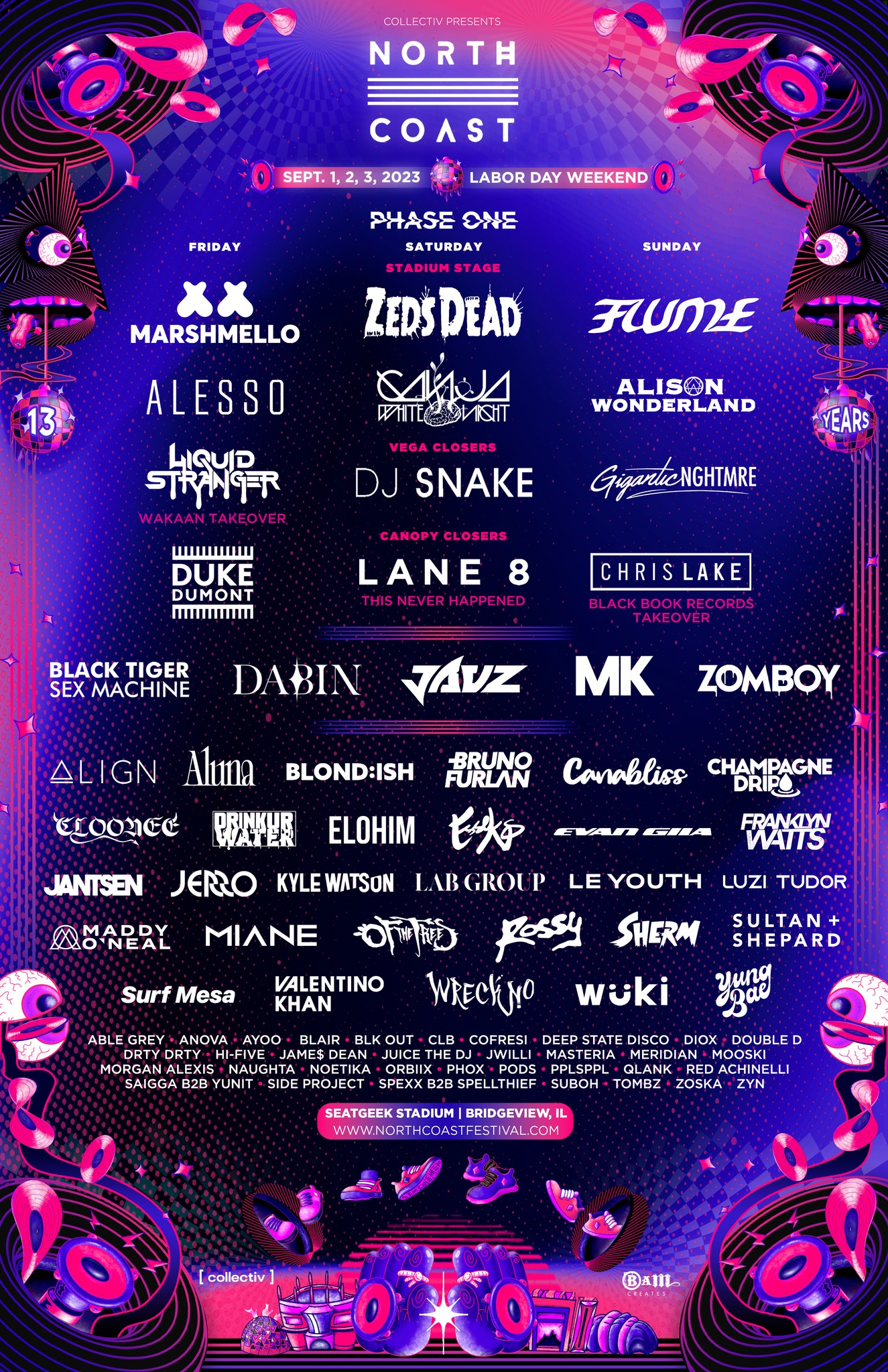 Chicago’s North Coast Music Festival reveals 2023 lineup – Electronic Midwest