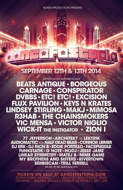 Dancefestopia reveals lineup for third annual Kansas City festival ...