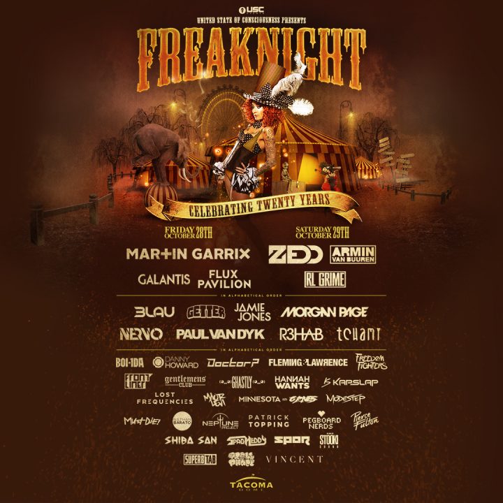 Festival: FreakNight – Seattle, Wash. tickets and lineup on Oct 28 ...