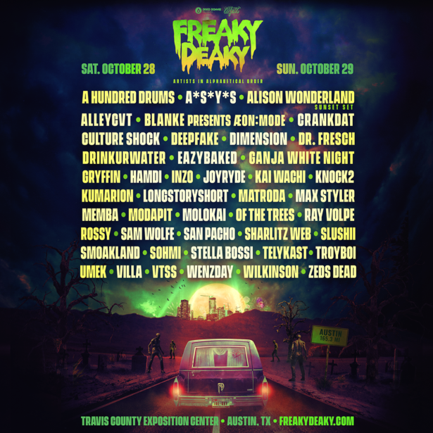 Festival: Freaky Deaky Texas – Austin, Tex. tickets and lineup on Oct ...