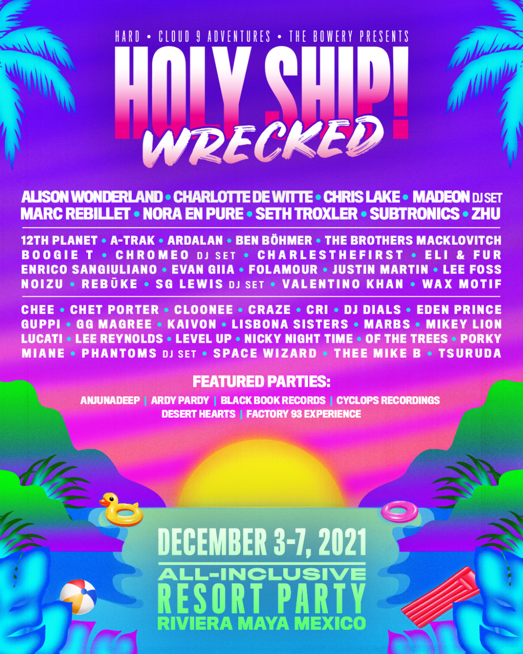 Holy Ship Wrecked reveals lineup and new location for 2021 event ...