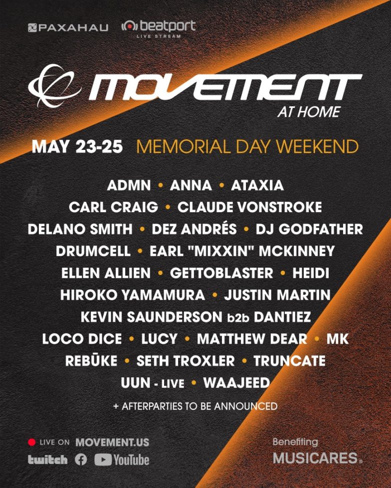 Movement Music Festival reveals lineup for this weekend’s virtual ...