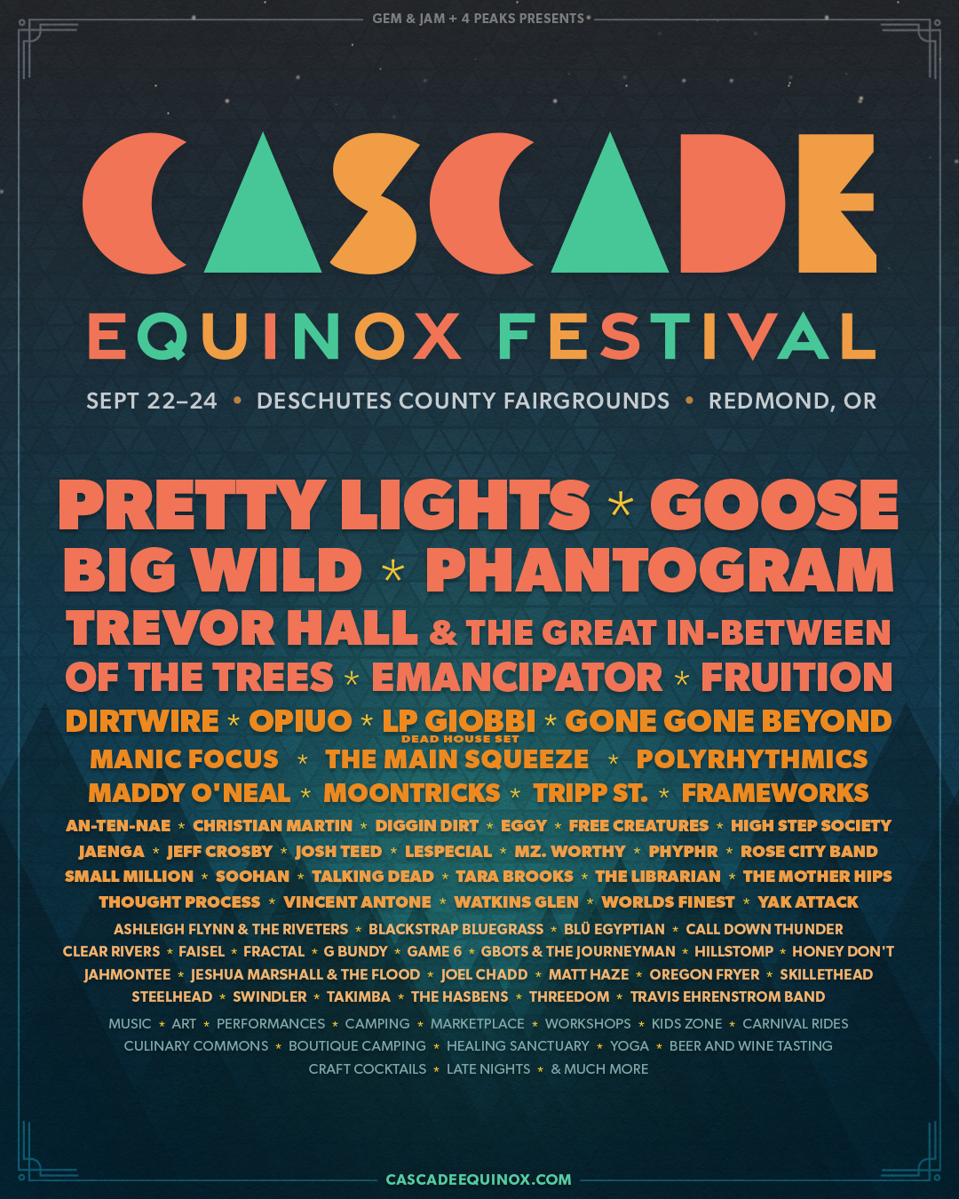 Festival: Cascade Equinox – Redmond, Ore. tickets and lineup on Sep 22 ...