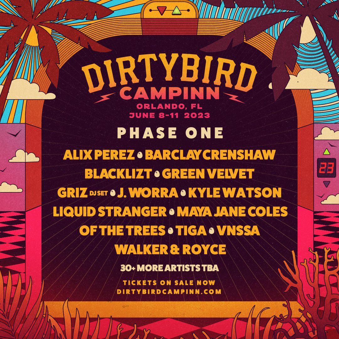 Dirtybird CampINN announces initial 2023 lineup – Electronic Midwest
