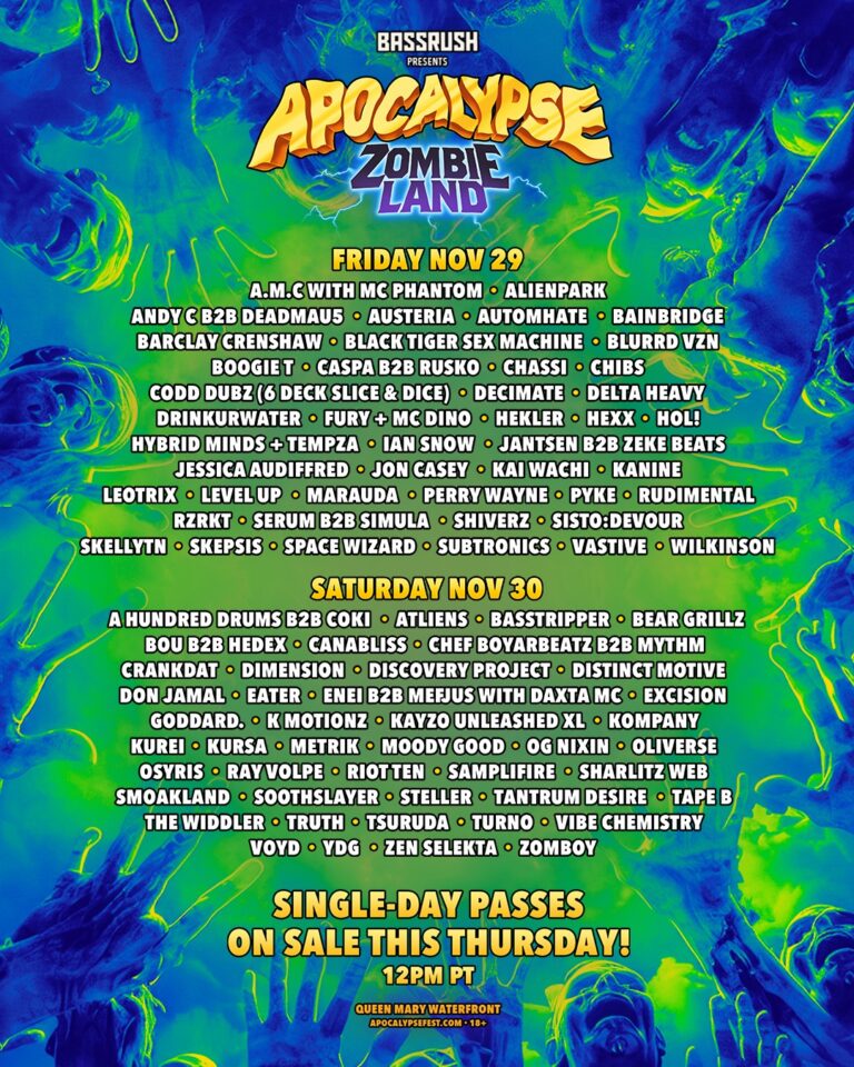 Festival: Bassrush presents Apocalypse: Zombieland – Los Angeles, Calif ...