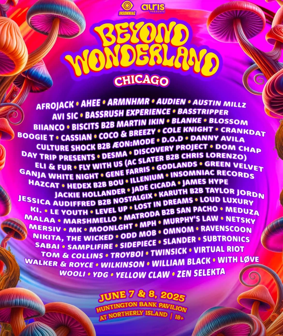 Festival: Beyond Wonderland – Chicago, Ill. tickets and lineup on Jun 6 ...