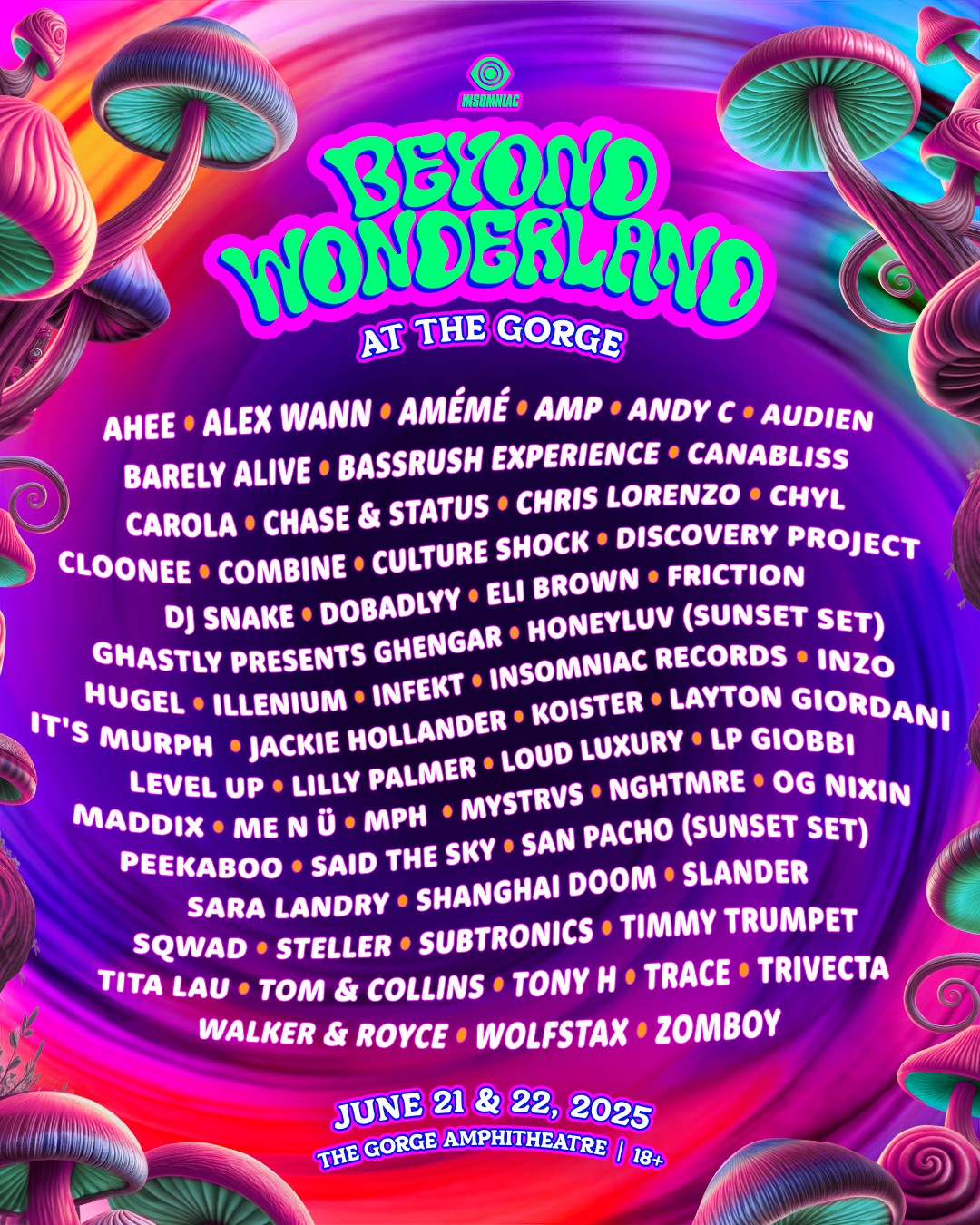 Festival: Beyond Wonderland at The Gorge – Seattle, Wash. tickets and ...