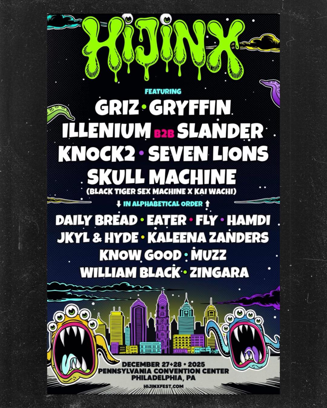 Festival: HiJinx – Philadelphia, Penn. tickets and lineup on Dec 27 ...