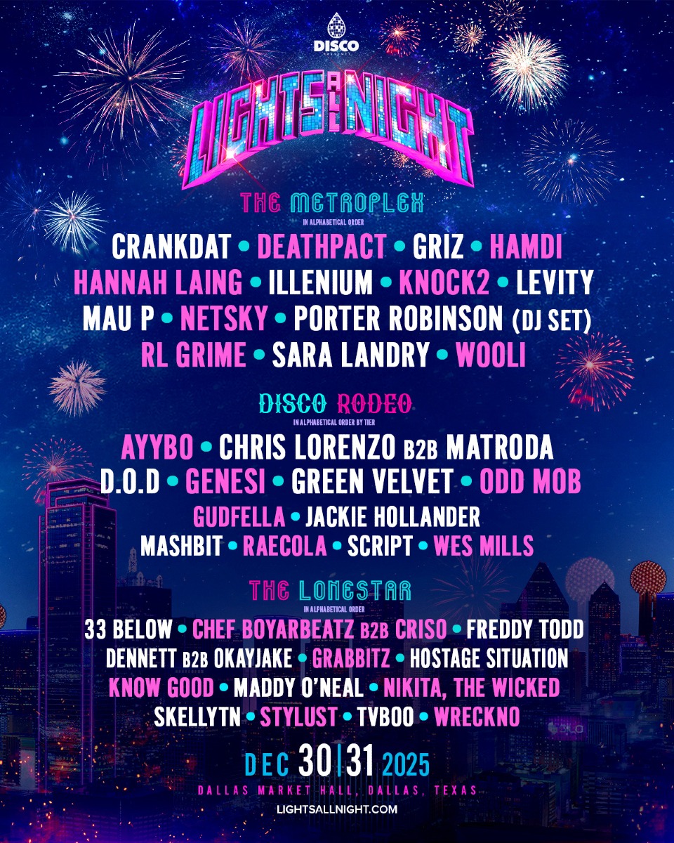Lights All Night reveals 2025 NYE festival lineup – Electronic Midwest