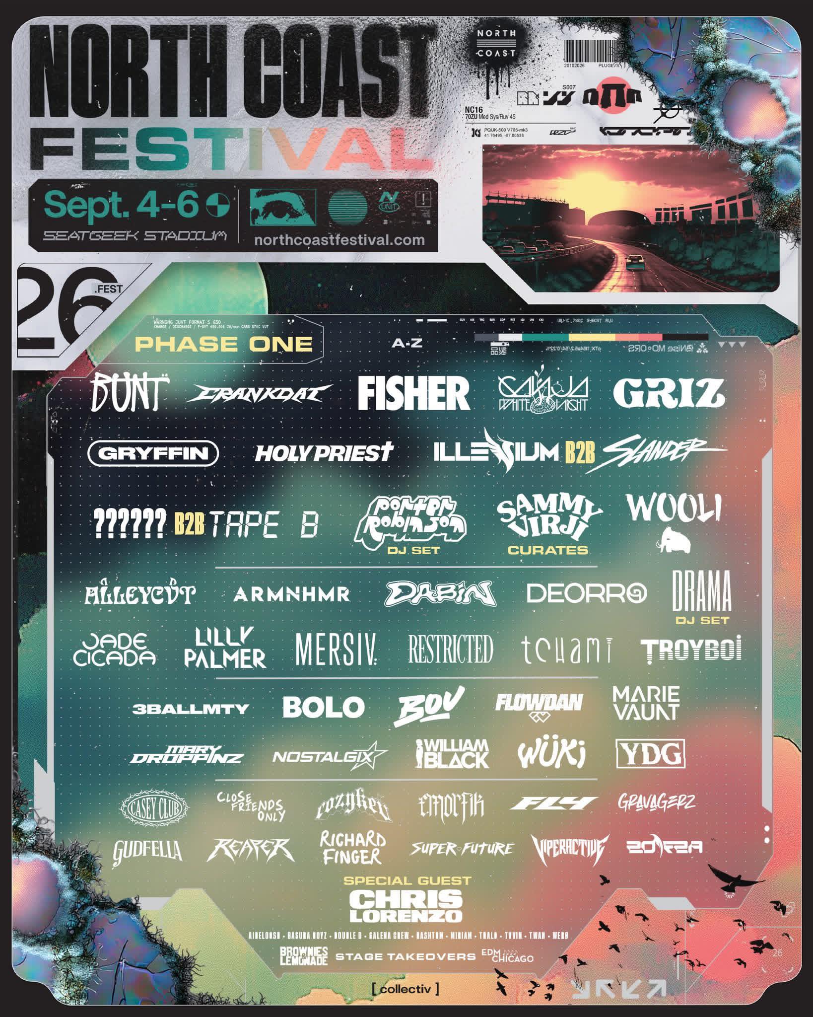 Chicago’s North Coast Music Festival reveals 2026 lineup – Electronic ...