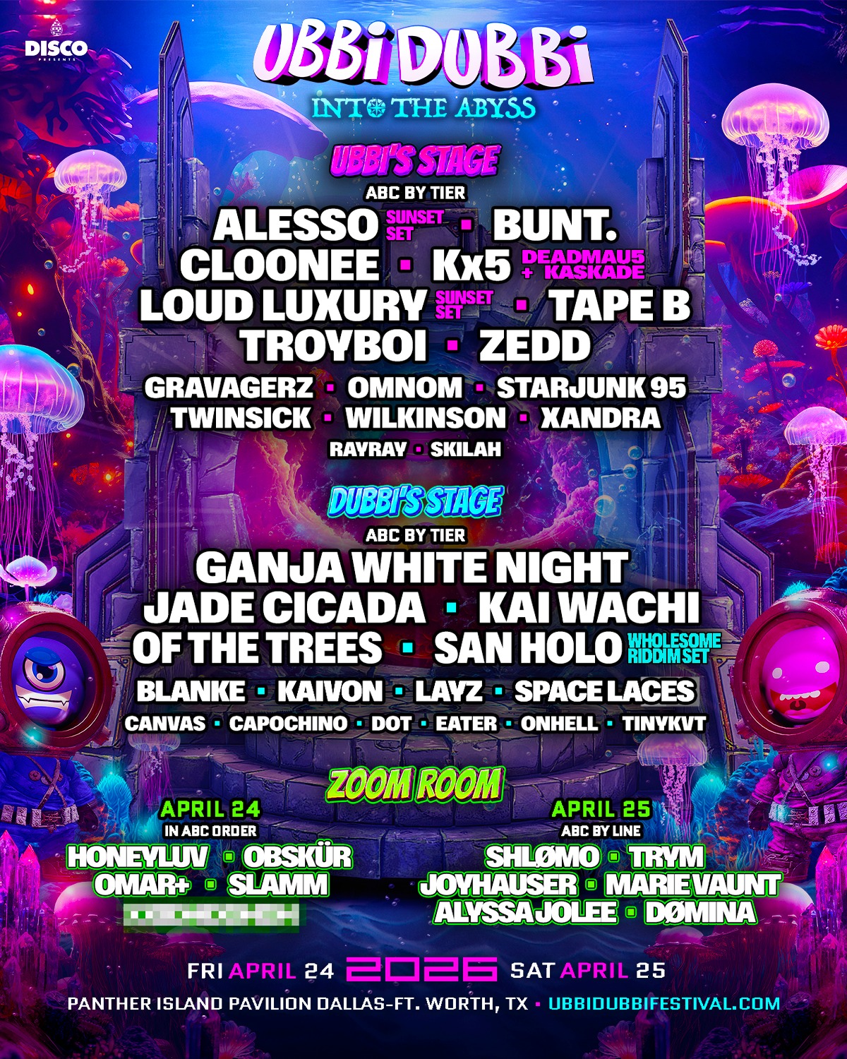 Ubbi Dubbi reveals lineup for 2026 Texas festival – Electronic Midwest
